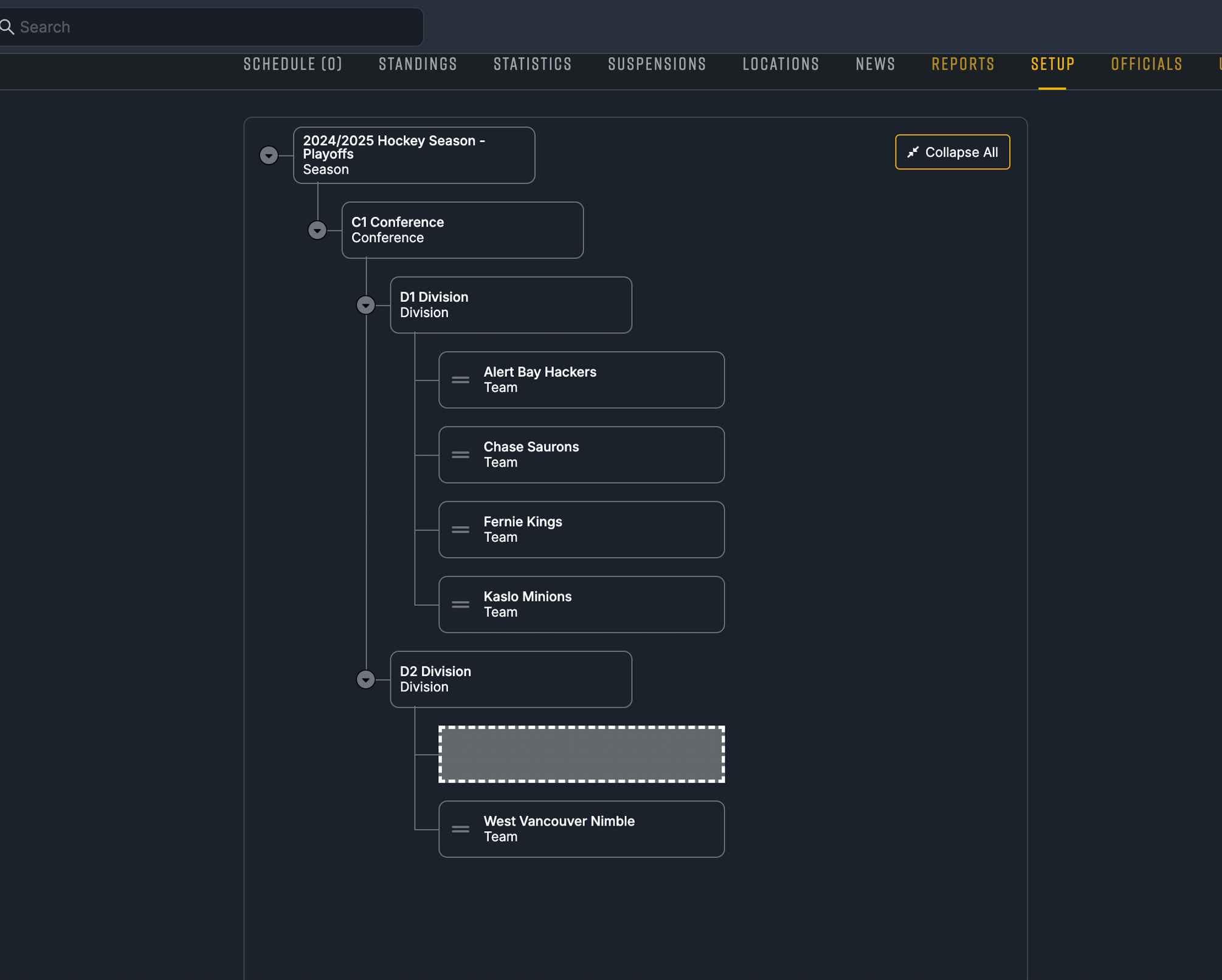 Playoffs / Tournaments - Set up (Simple version)